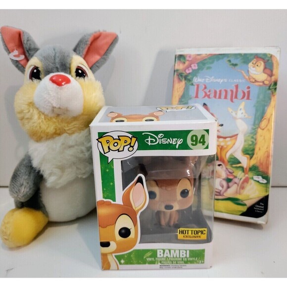 Funko | Toys | Funko Pop Disney Bambi Hot Topic With Black Diamond Vhs ...